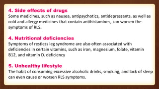 Restless rest syndrome - medical information | PPTX