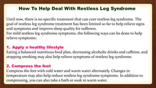 Restless rest syndrome - medical information | PPTX