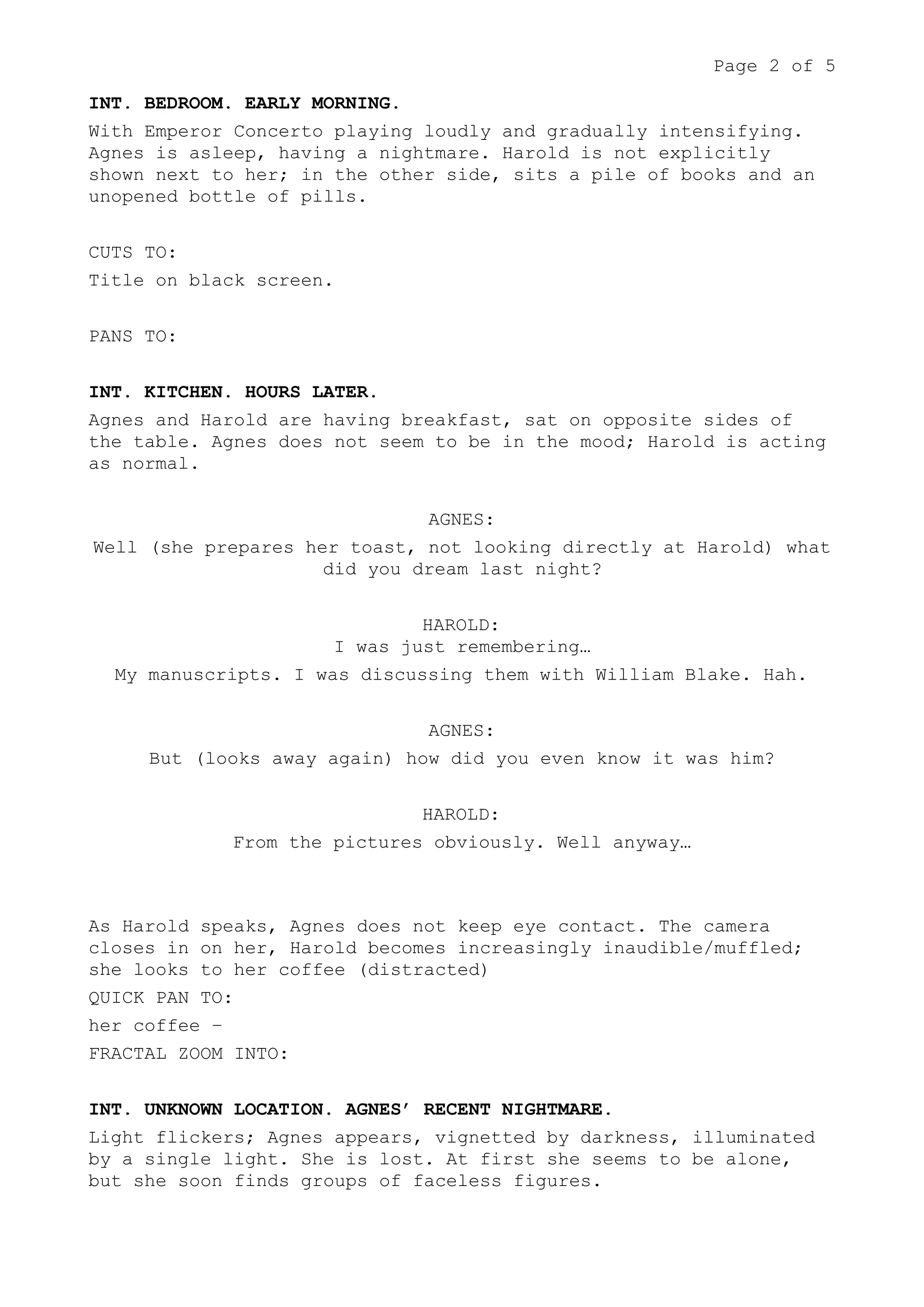 Restless screenplay | PDF