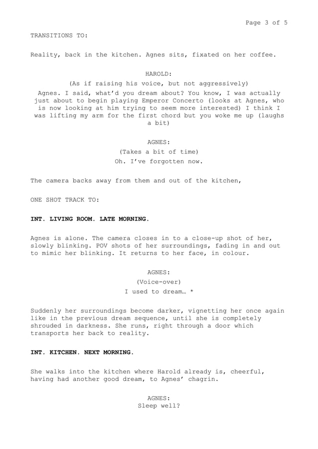 Restless screenplay | PDF