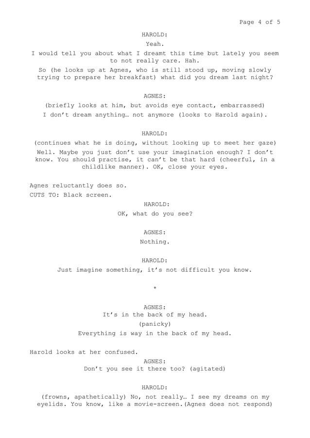 Restless screenplay | PDF