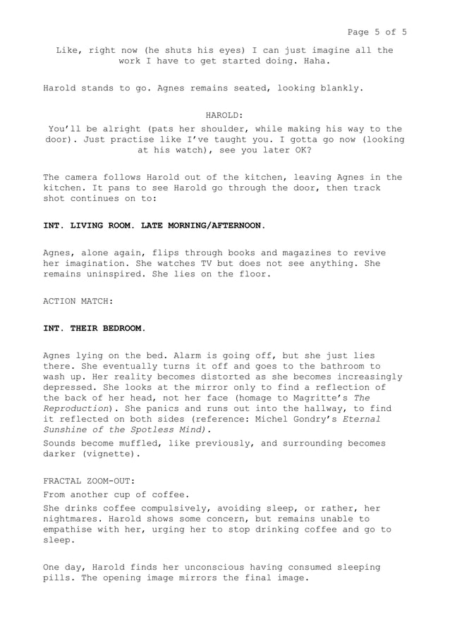 Restless screenplay | PDF