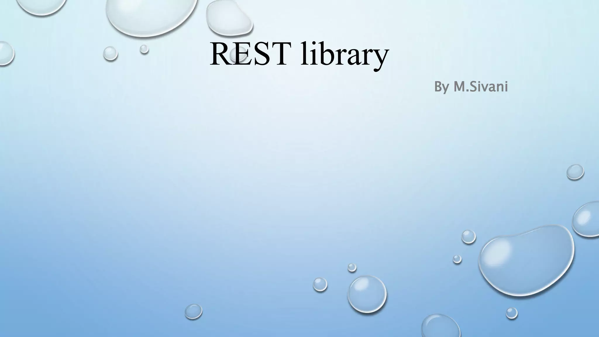 REST library.pptx