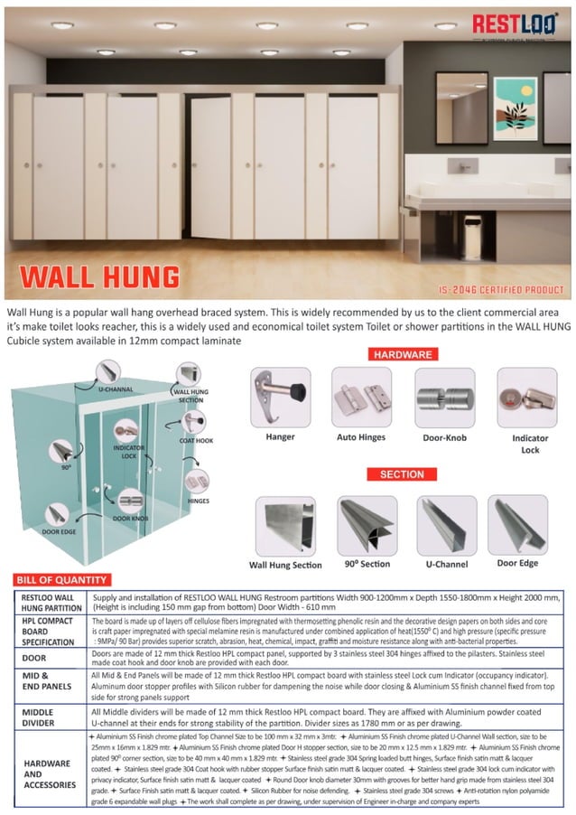 Restloo Toilet partitions- Product Catalog.pdf