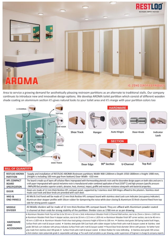 Restloo Toilet partitions- Product Catalog.pdf