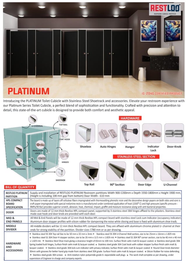 Restloo Toilet partitions- Product Catalog.pdf
