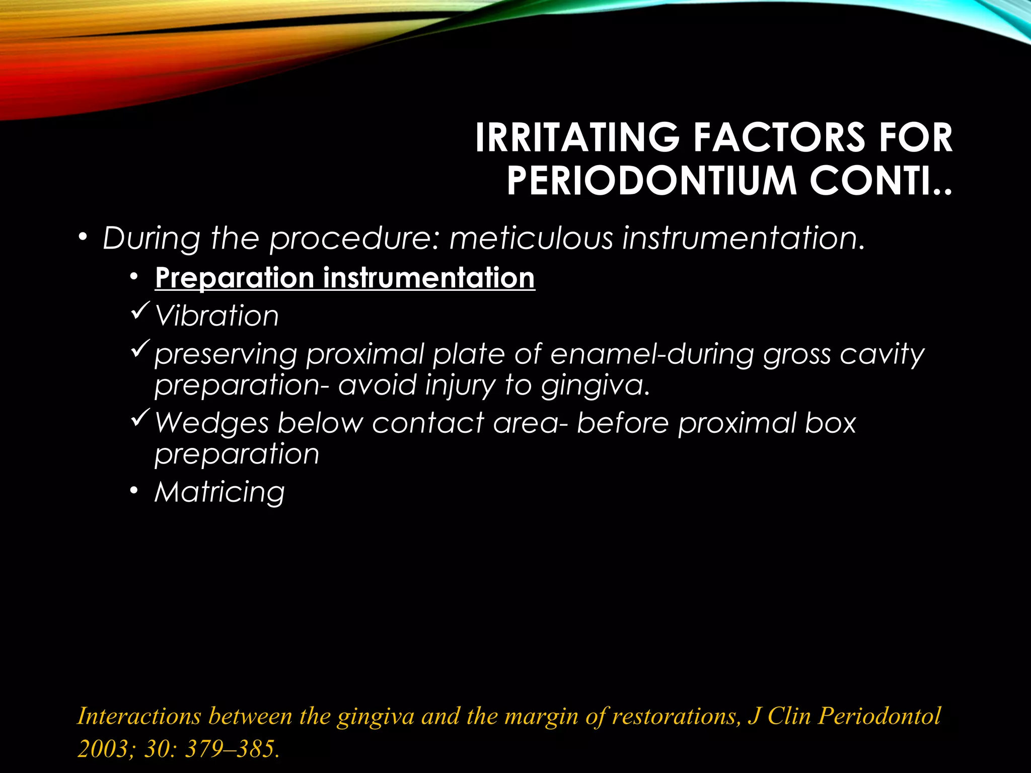 perio restorative | PPT