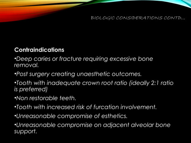 perio restorative | PPT | Dental Health | Diseases and Conditions