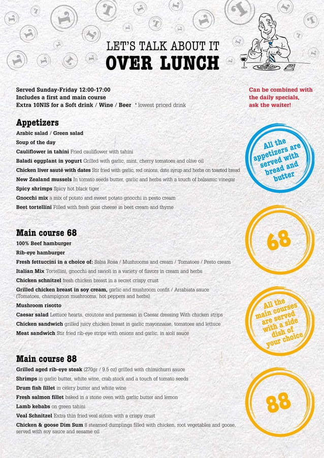 Restobar english menu dec11 | PDF | Food & Drink