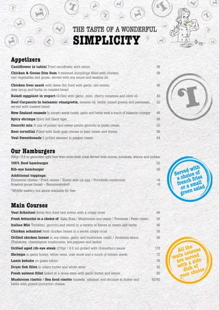 Restobar english menu dec11 | PDF | Food & Drink