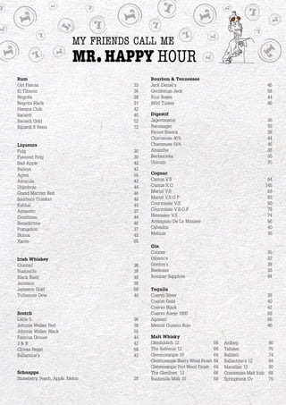 Restobar english menu dec11 | PDF