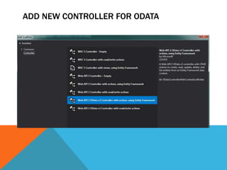 OData RESTful implementation | PPT
