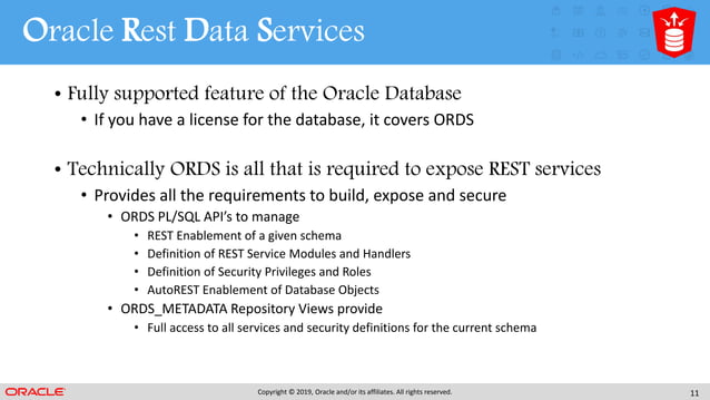 Oracle Office Hours Exposing Rest Services With Apex And Ords Ppt