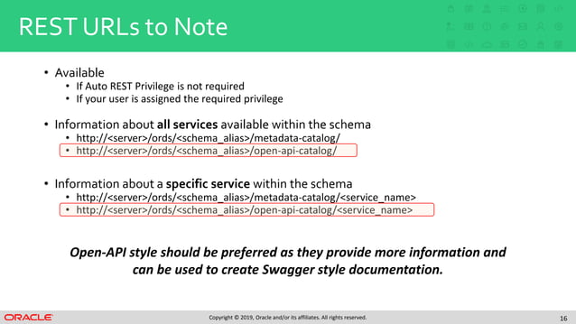 Oracle Office Hours Exposing Rest Services With Apex And Ords Ppt