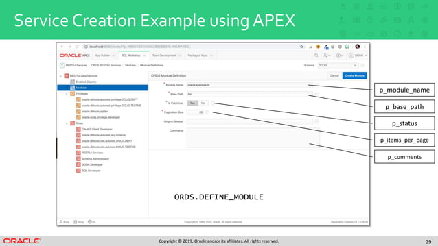 Oracle Office Hours Exposing Rest Services With Apex And Ords Ppt