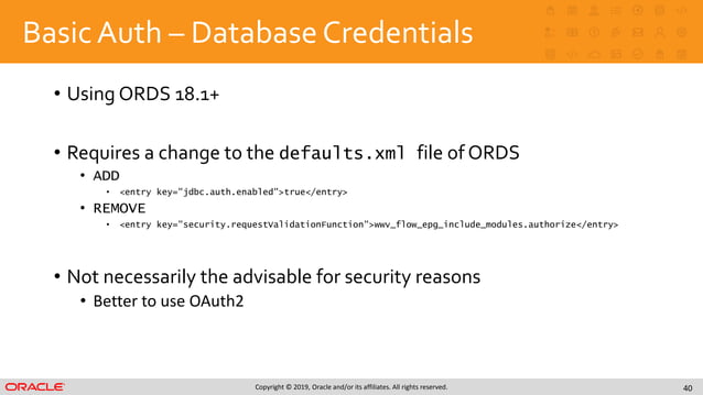 Oracle Office Hours Exposing Rest Services With Apex And Ords Ppt