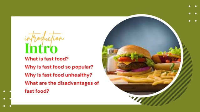 Fast food | PPT