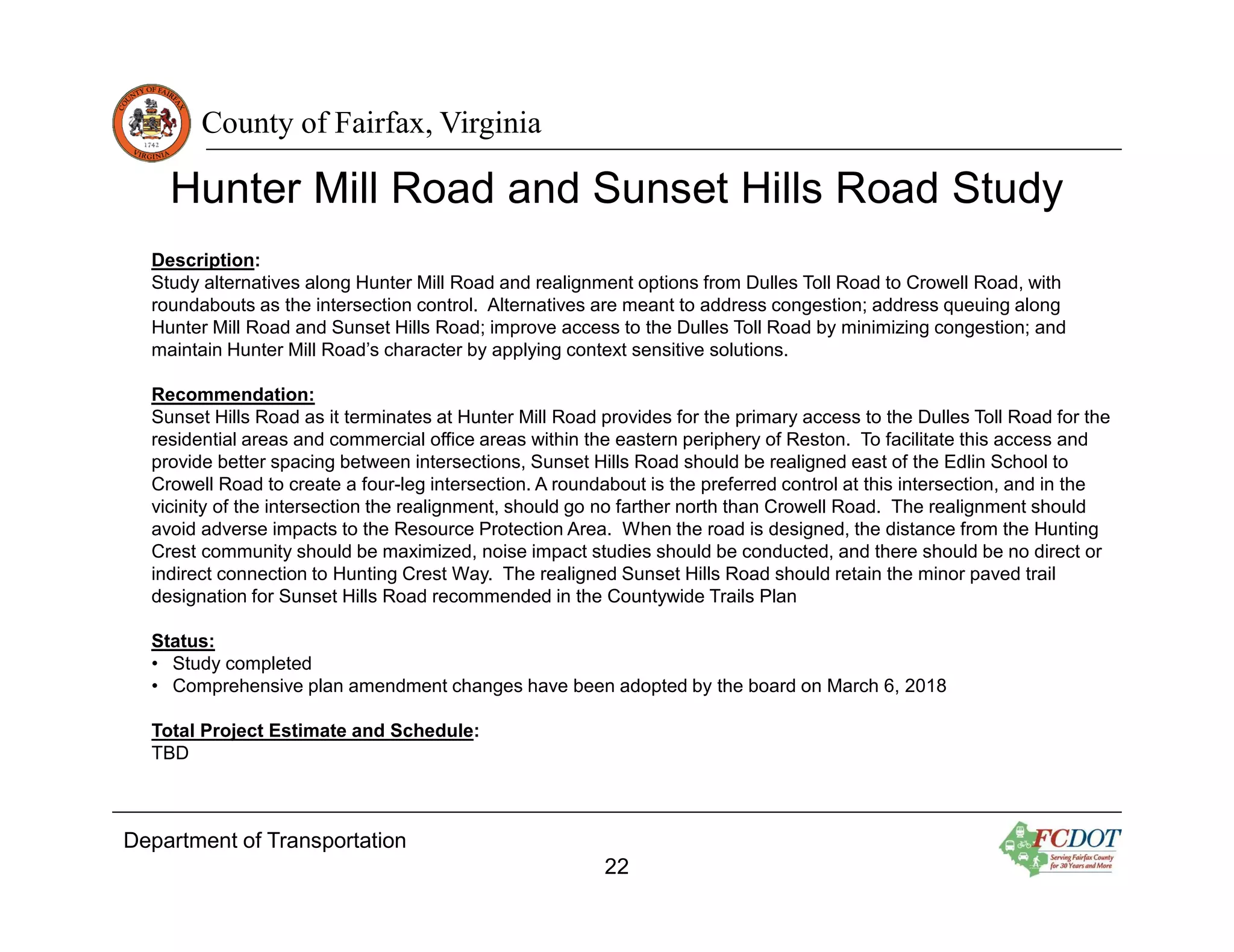 Reston Transit Station Areas Development and Transportation Projects | PDF
