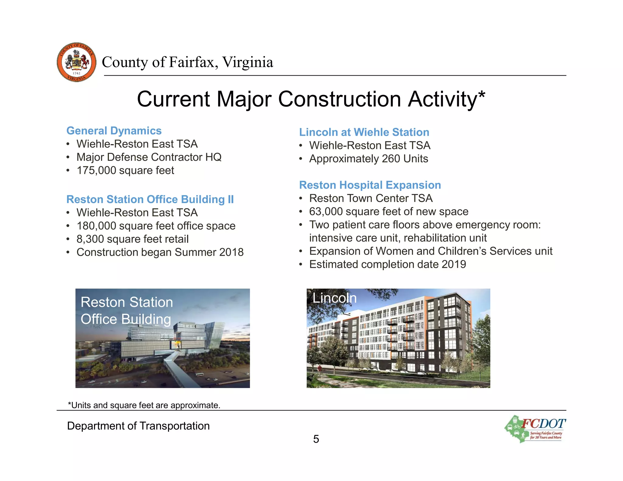 Reston Transit Station Areas Development and Transportation Projects | PDF