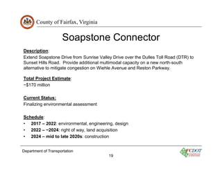 Reston Transit Station Areas Development and Transportation Projects | PDF