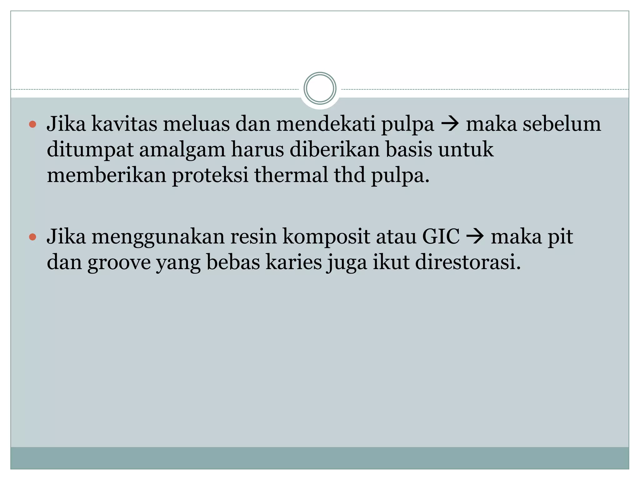 Restorasi gigi sulung | PPTX