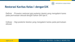 Restorasi Kavitas Kelas I dengan SIK-converted.pptx