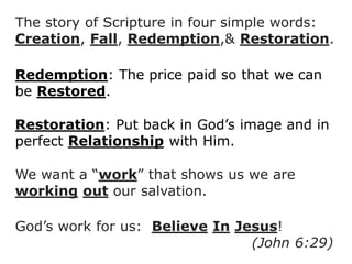 What is Restoration? | PPTX