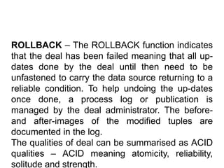 Restoration and-concurrency-database | PPT