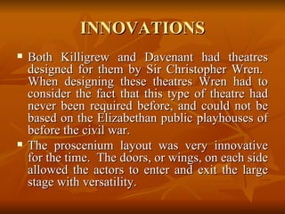 Restoration Theatre - Group A | PPT