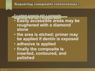 Restoration failure | PPTX