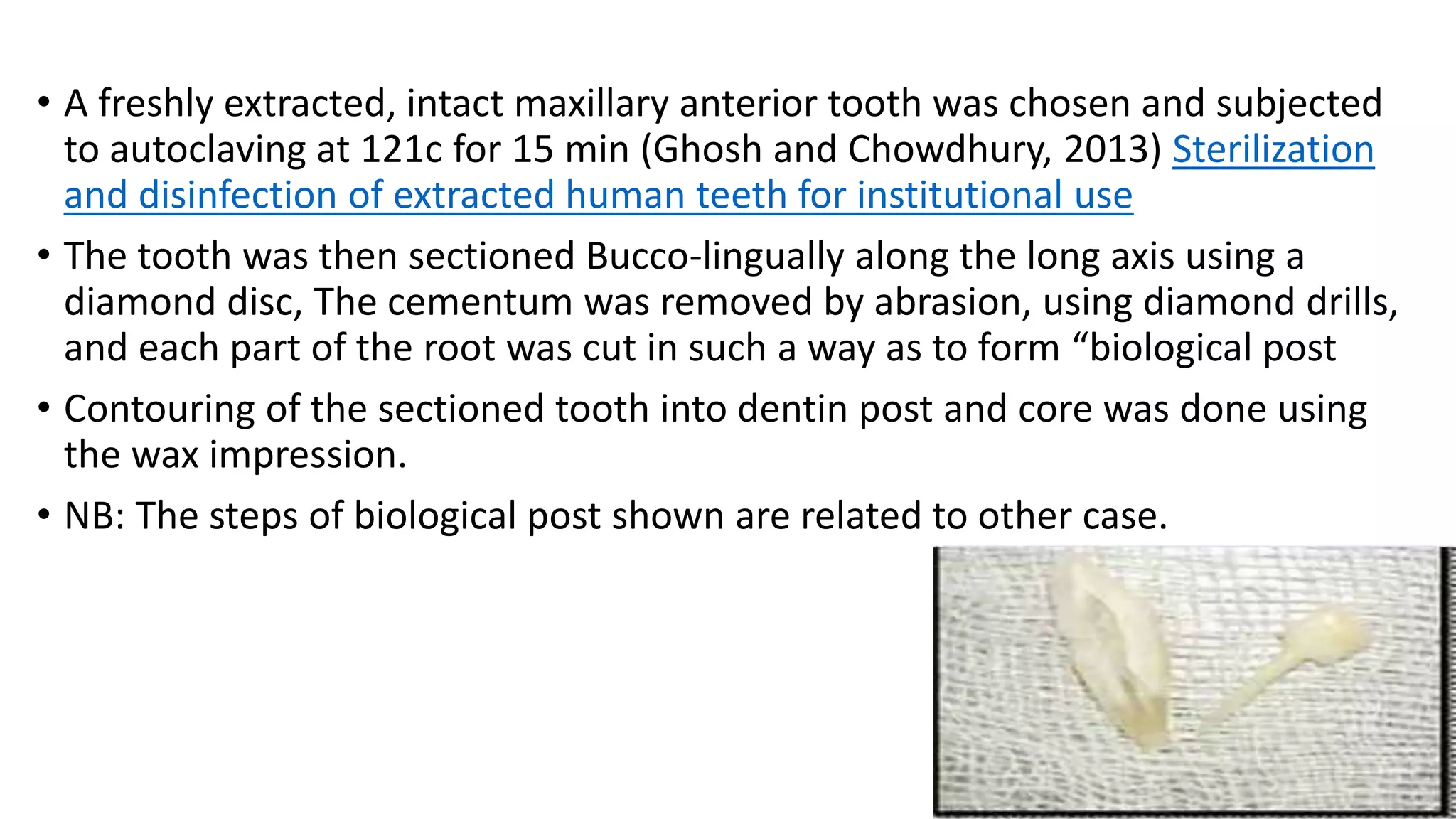 Restoration of badly broken teeth | PPTX