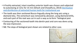Restoration of badly broken teeth | PPTX