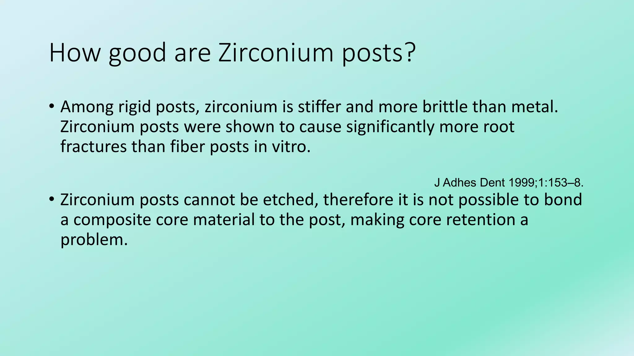 Restoration of endodontically treated teeth | PPTX