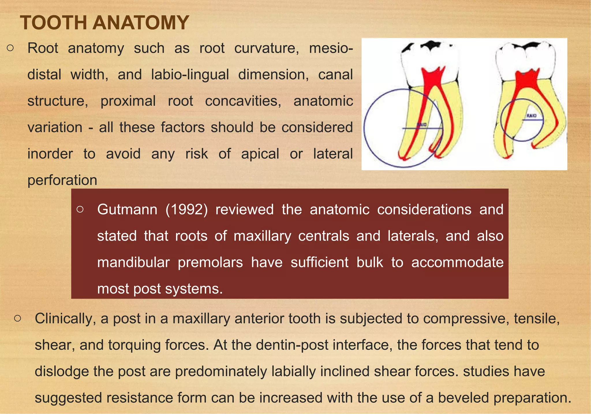 Restoration of endodontically treated teeth | PPT