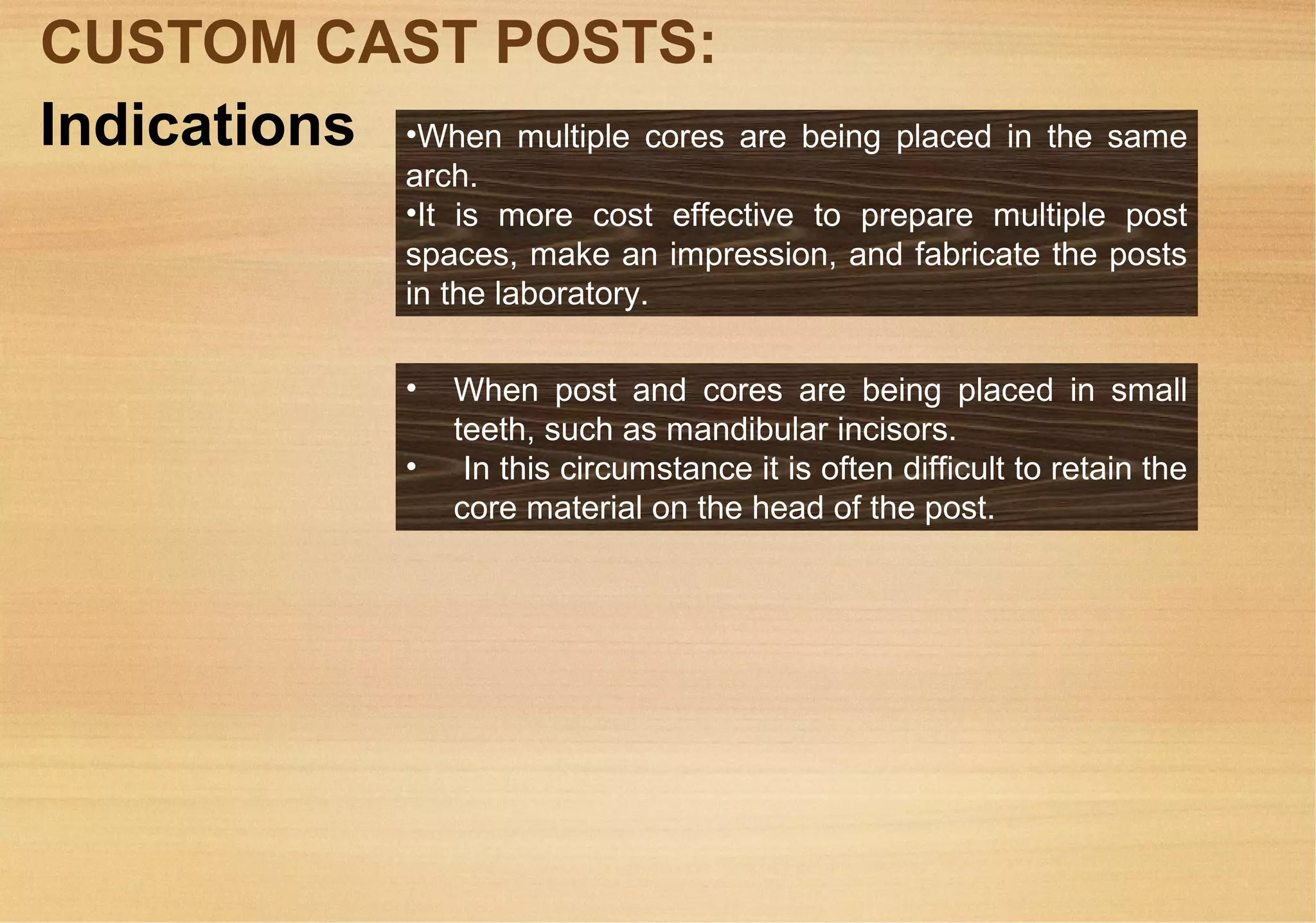 Restoration of endodontically treated teeth | PPT