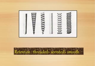 Restoration of endodontically treated teeth | PPT