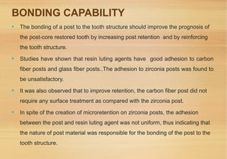 Restoration of endodontically treated teeth. | PPT
