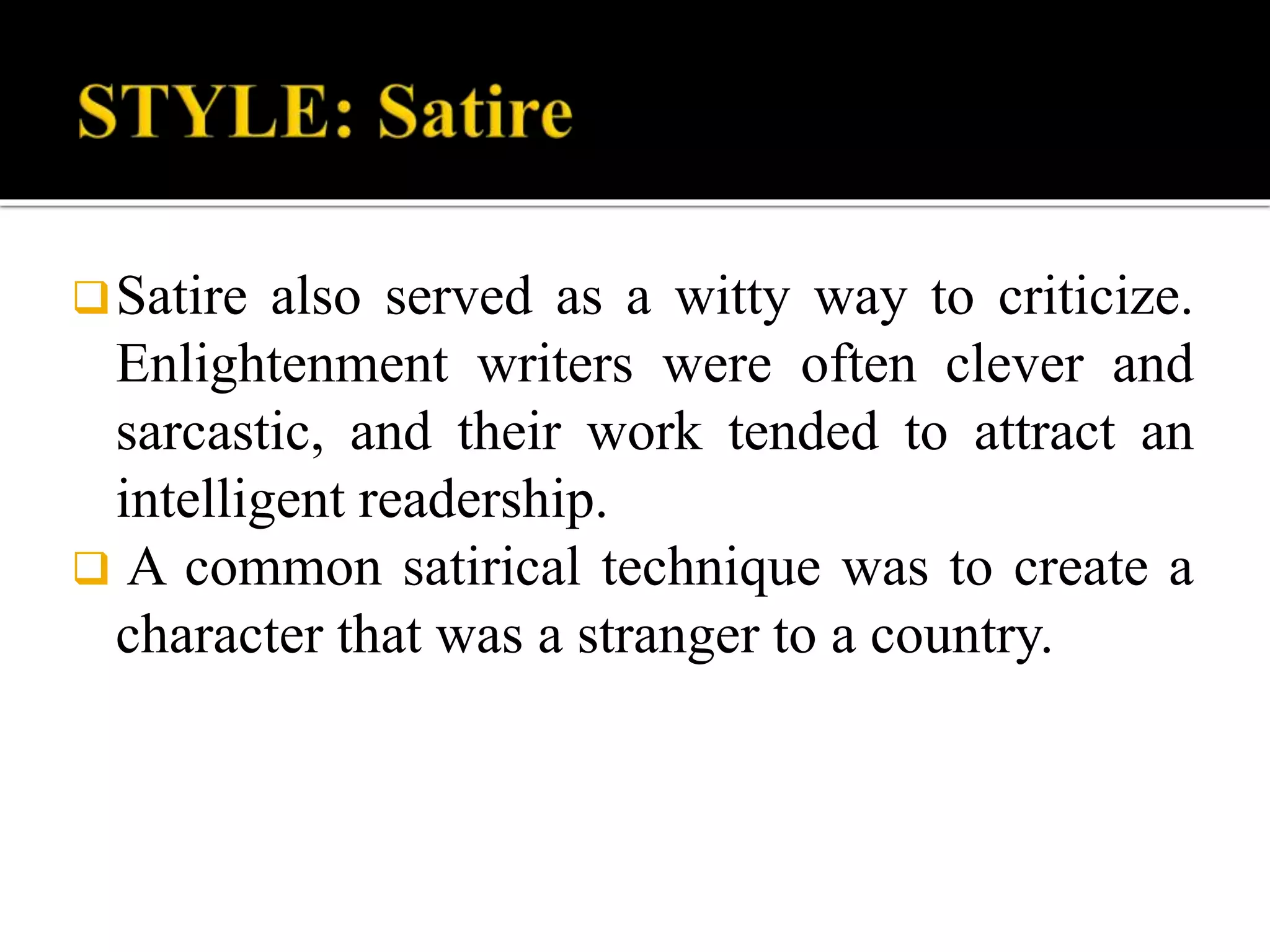 Restoration period (1660 1798) | PPT