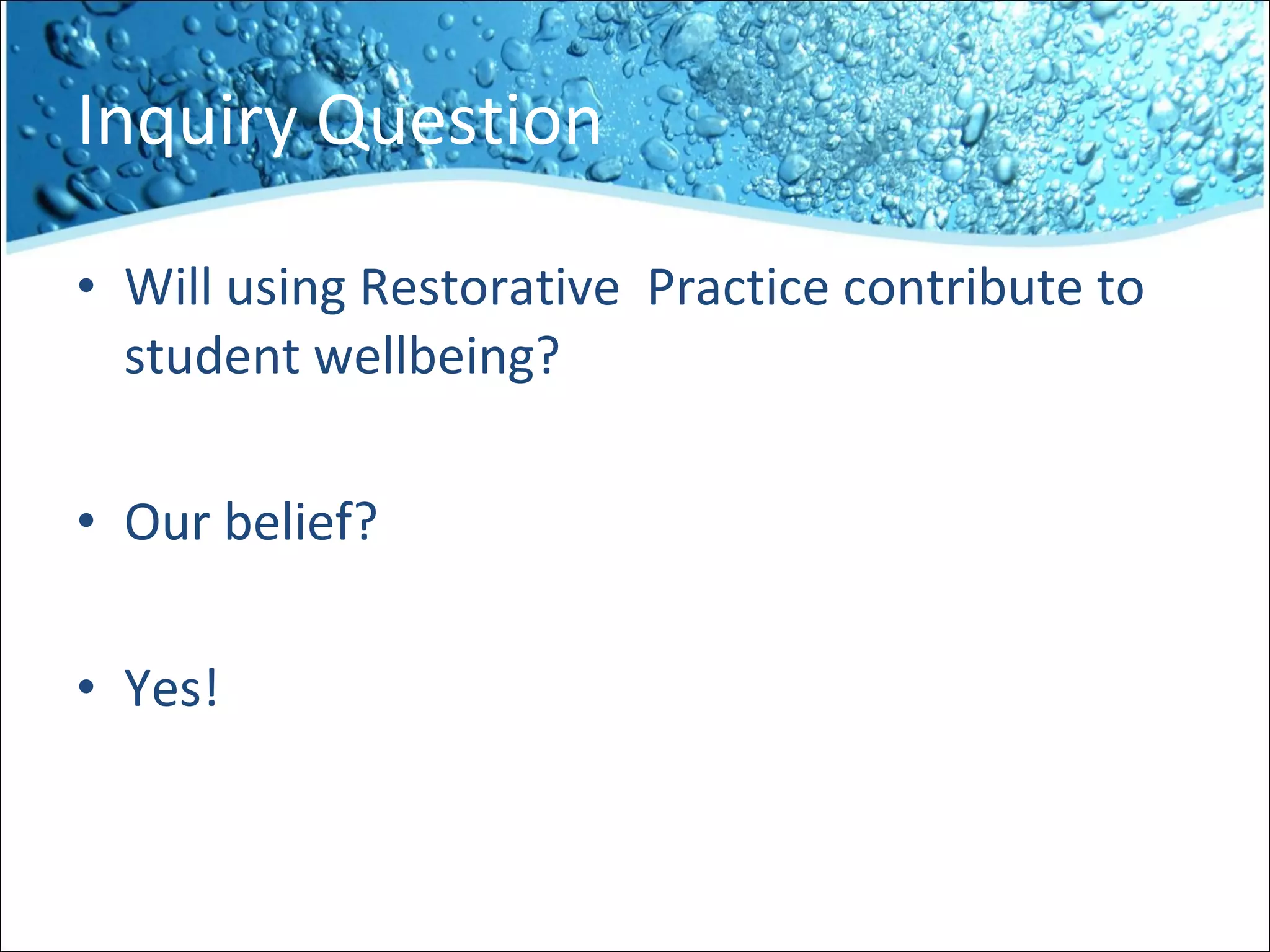 Restorative Practice | PPT | Education