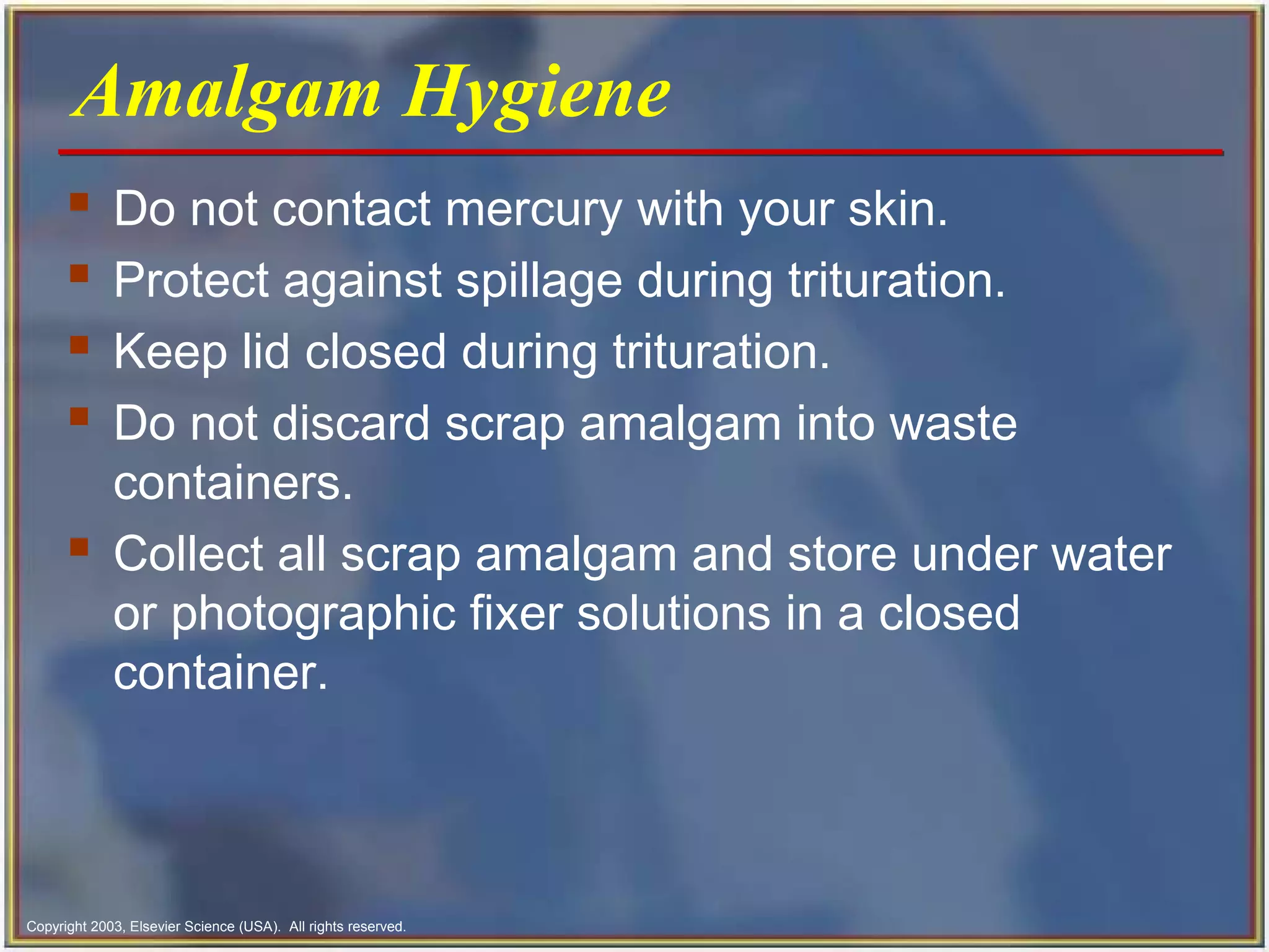 Restorative and esthetic dental materials | PPT