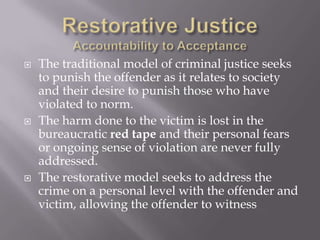 Restorative justice | PPTX