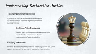 Memahami Konsep Keadilan Restoratif dan model penerapannya. | PPTX