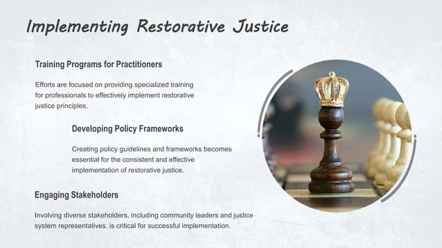 Memahami Konsep Keadilan Restoratif dan model penerapannya. | PPTX | Law