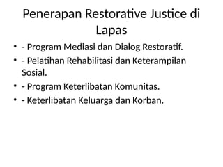 Restorative_Justice_Presentation .Restorative_Justice_Presentation | PPT