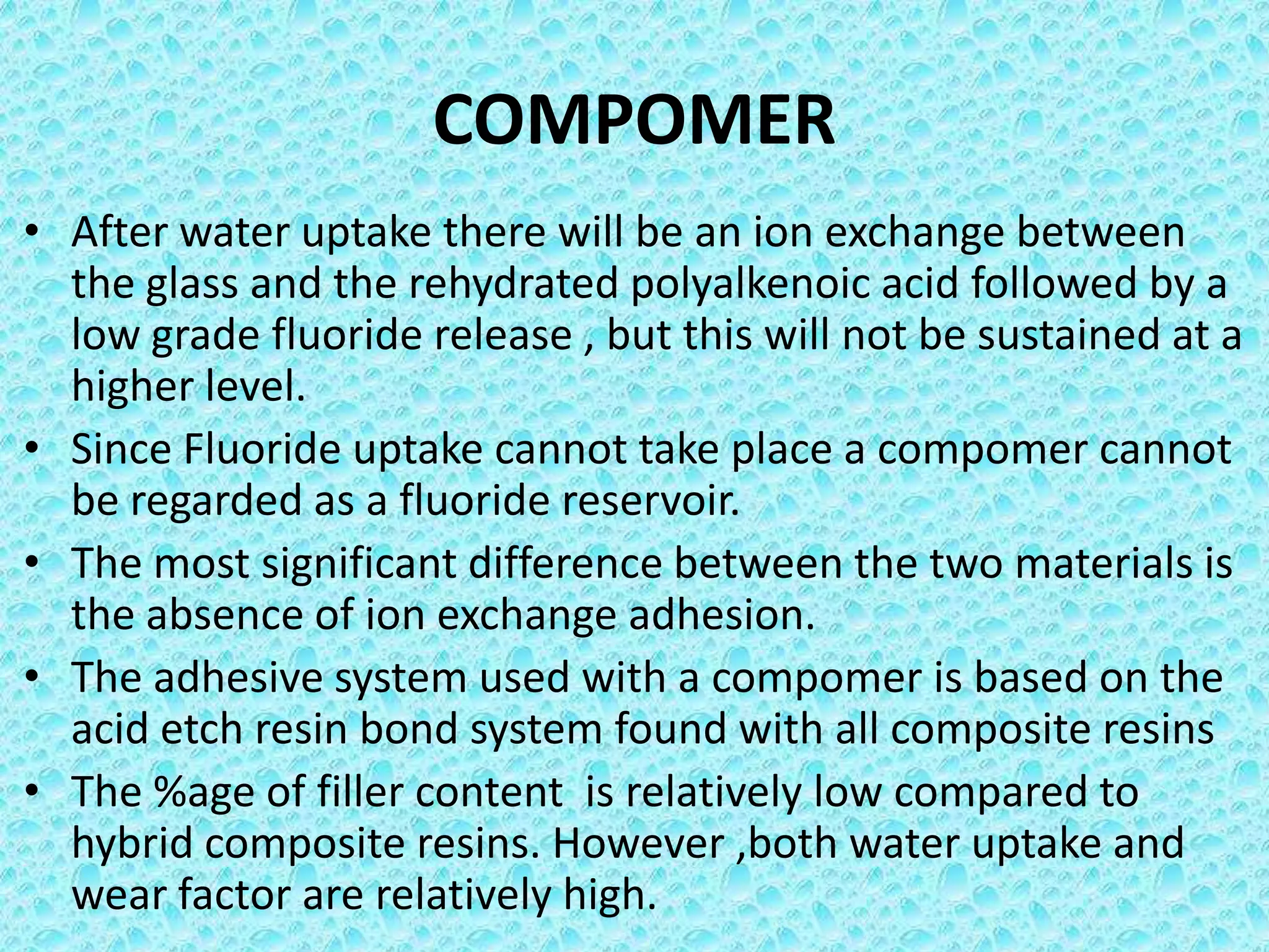 Restorative materials used in paediatric dentistry | PPTX