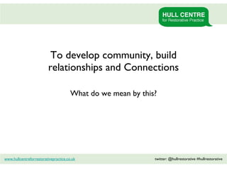 Restorative practice level 1 | PPT