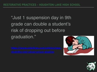 Restorative practices at Houghton Lake Community Schools | PPT