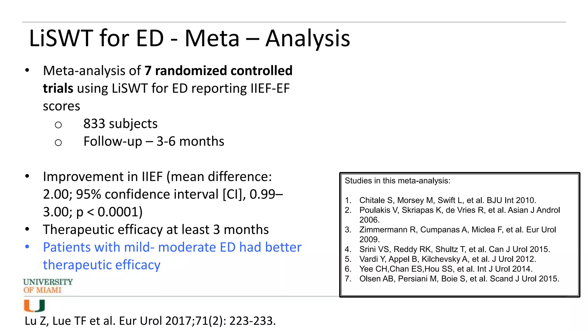 Restorative Therapies for Erectile Dysfunction | PPT