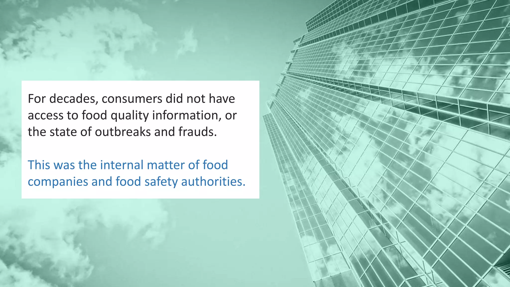 Why consumers lost trust in the food industry, and how technology can ...