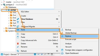 Restore database in Dbeaver .pptx